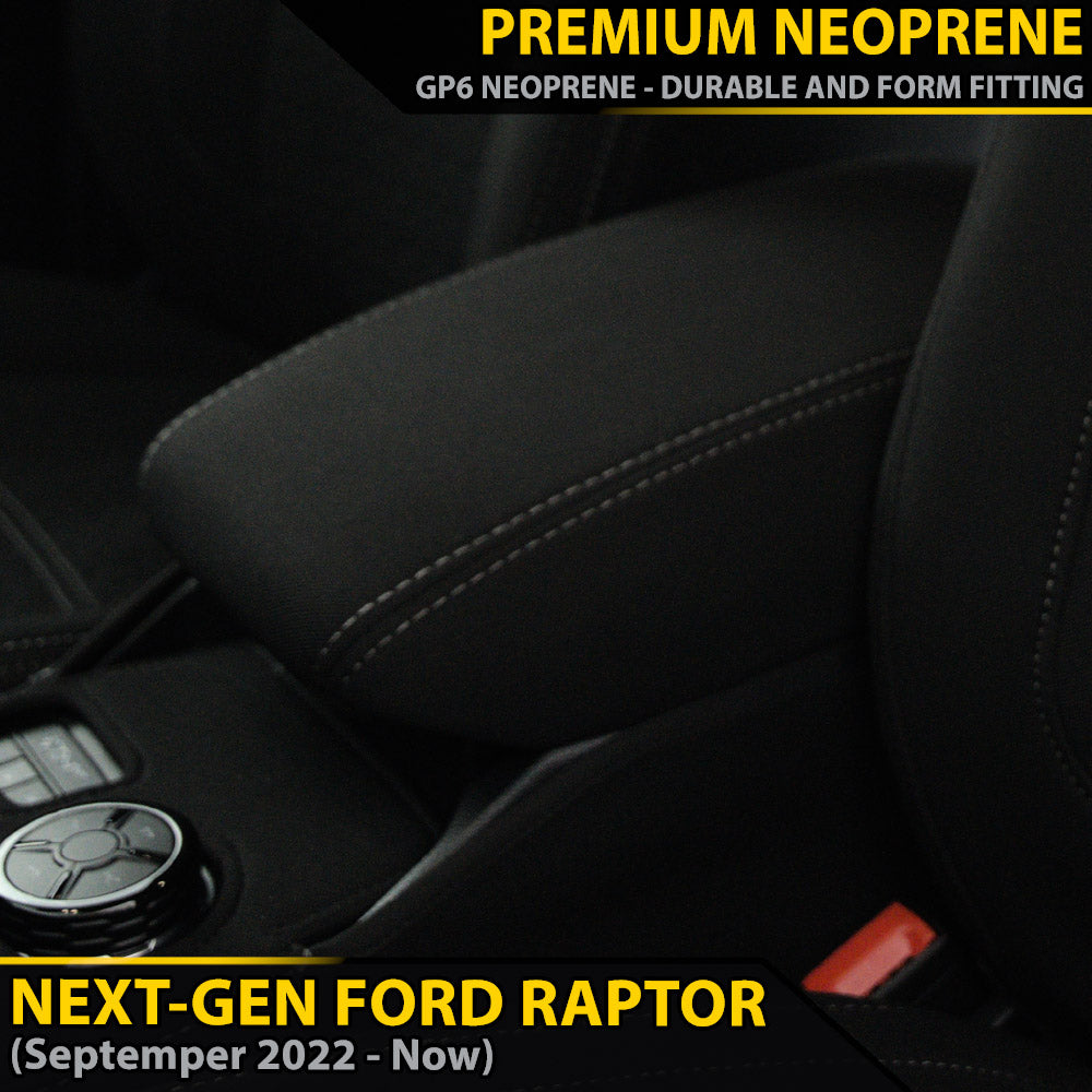 Ford Next-Gen Ranger Raptor - GP6 Premium Neoprene Console Lid Cover ...