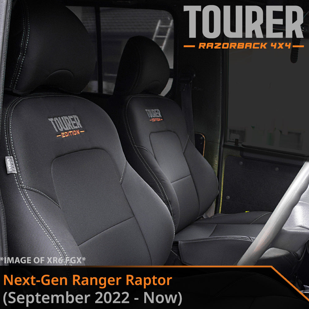 Ford Next-Gen Raptor Tourer 2x Front Row Seat Covers (Made to Order ...