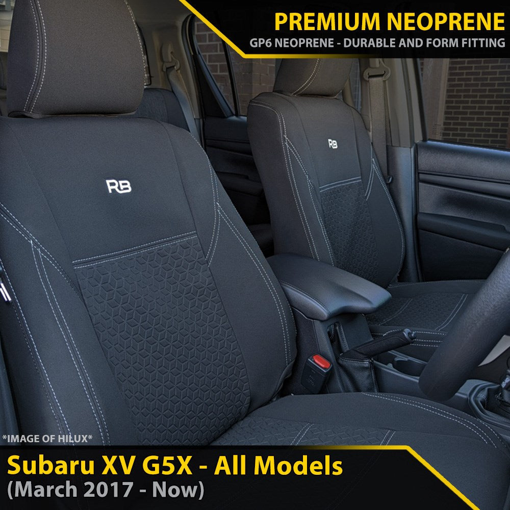 Subaru XV - GP6 Premium Neoprene 2x Front Row Seat Covers (Made to Ord ...