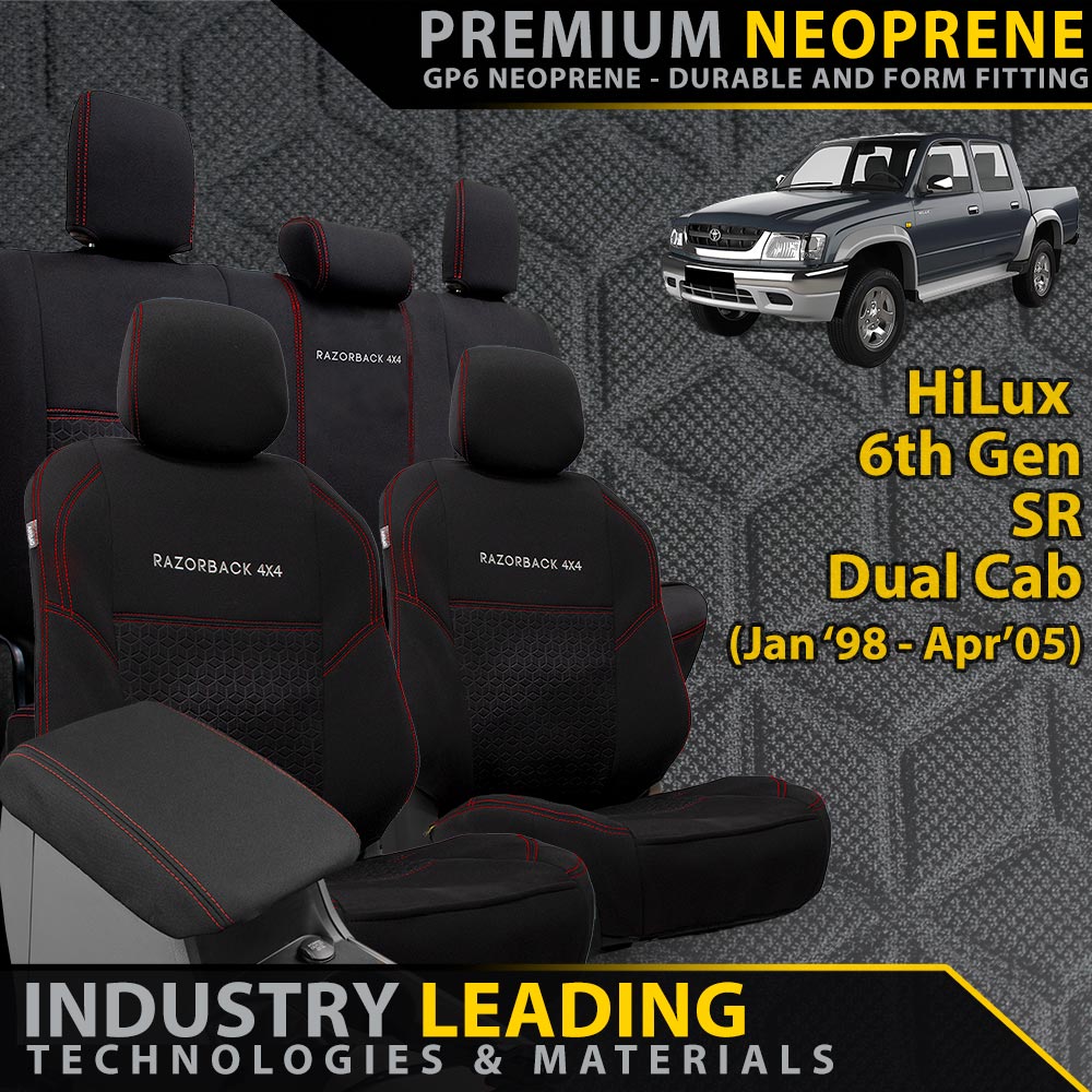 Toyota Hilux 6th Gen - SR - GP6 Premium Neoprene Bundle (Made to Order ...