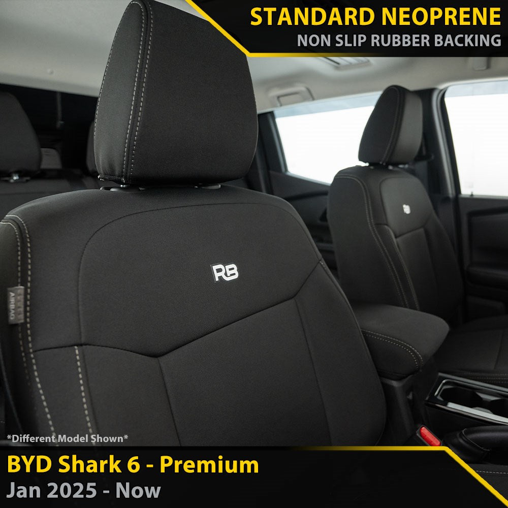 Razorback 4x4 - BYD Shark 6 GP4 Neoprene 2x Front Seat Covers