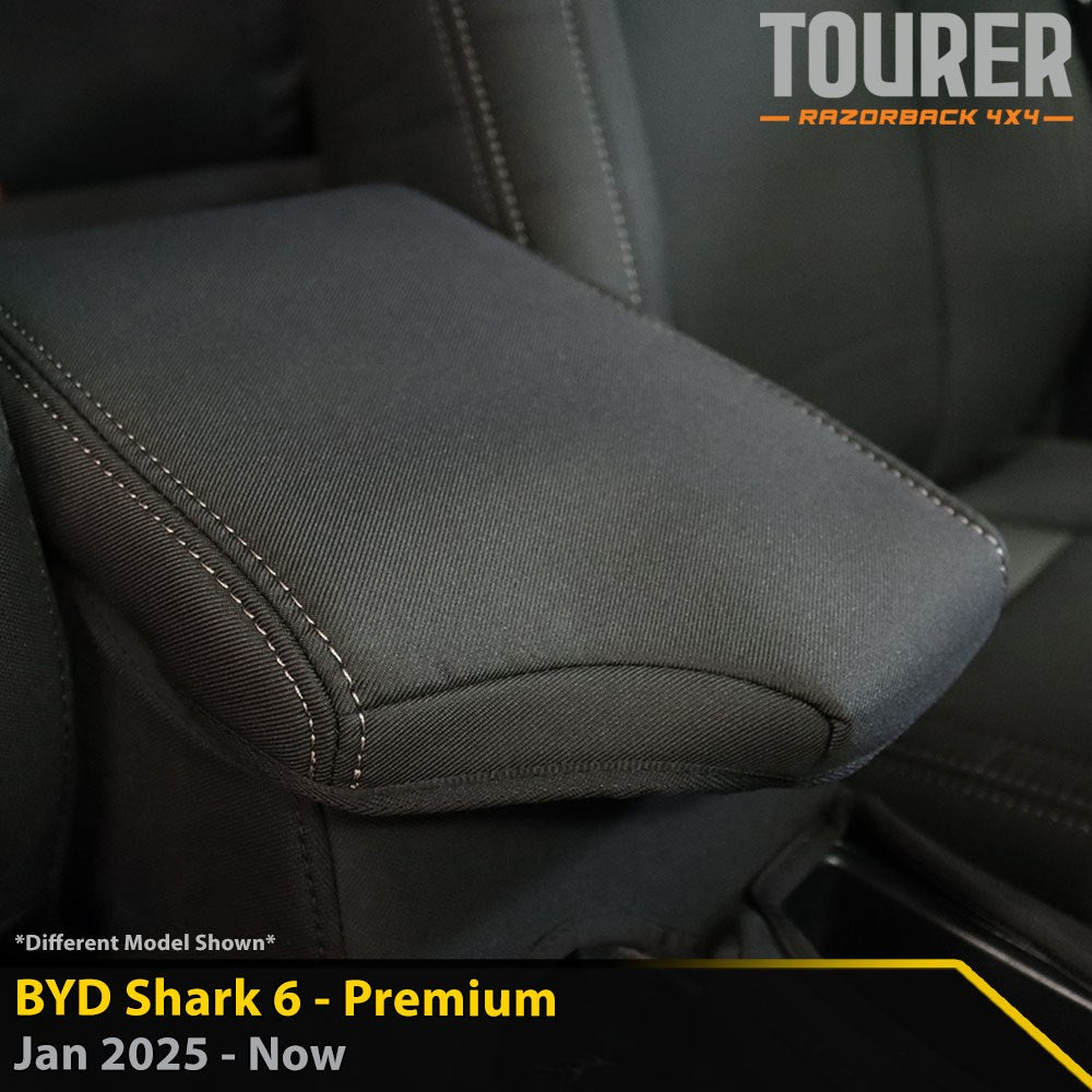 Razorback 4x4 Seat Covers - BYD Shark 6 GP6 Tourer Console Lid Cover