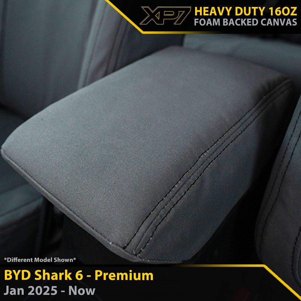 Razorback 4x4 - BYD Shark 6 - XP7 Heavy-Duty Canvas Console Lid Cover